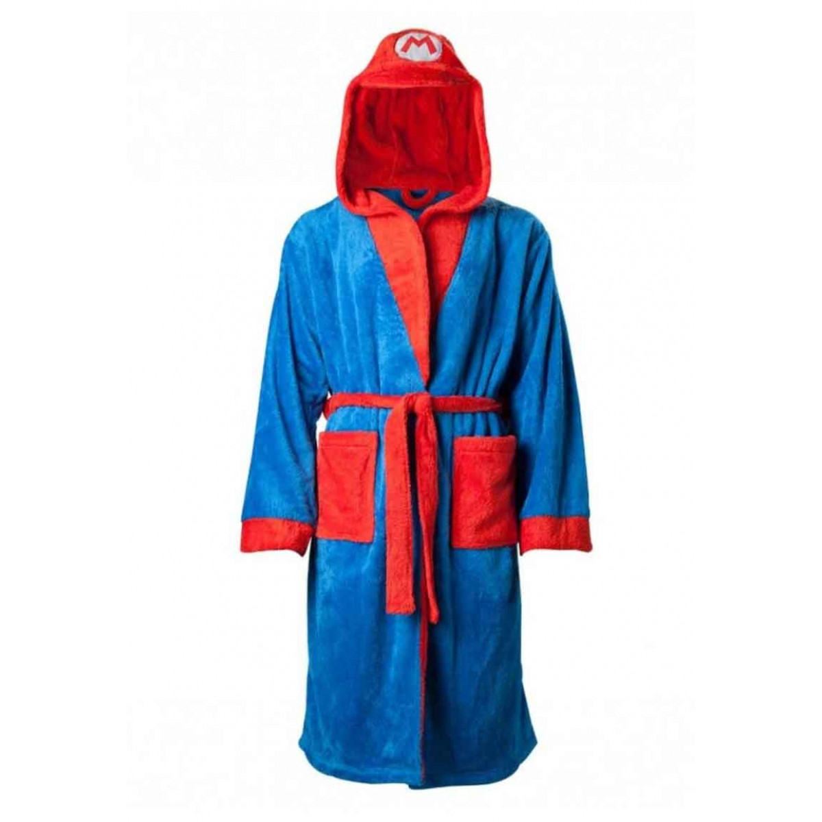 Super Mario Bademantel mit Kapuze
